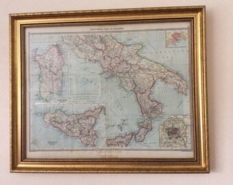 Wooden Map of Italy - Etsy UK