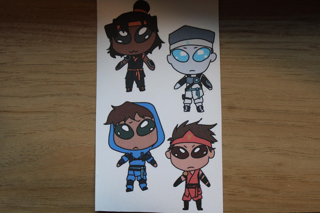Ninjago Bug-eyed Set of Stickers - Etsy