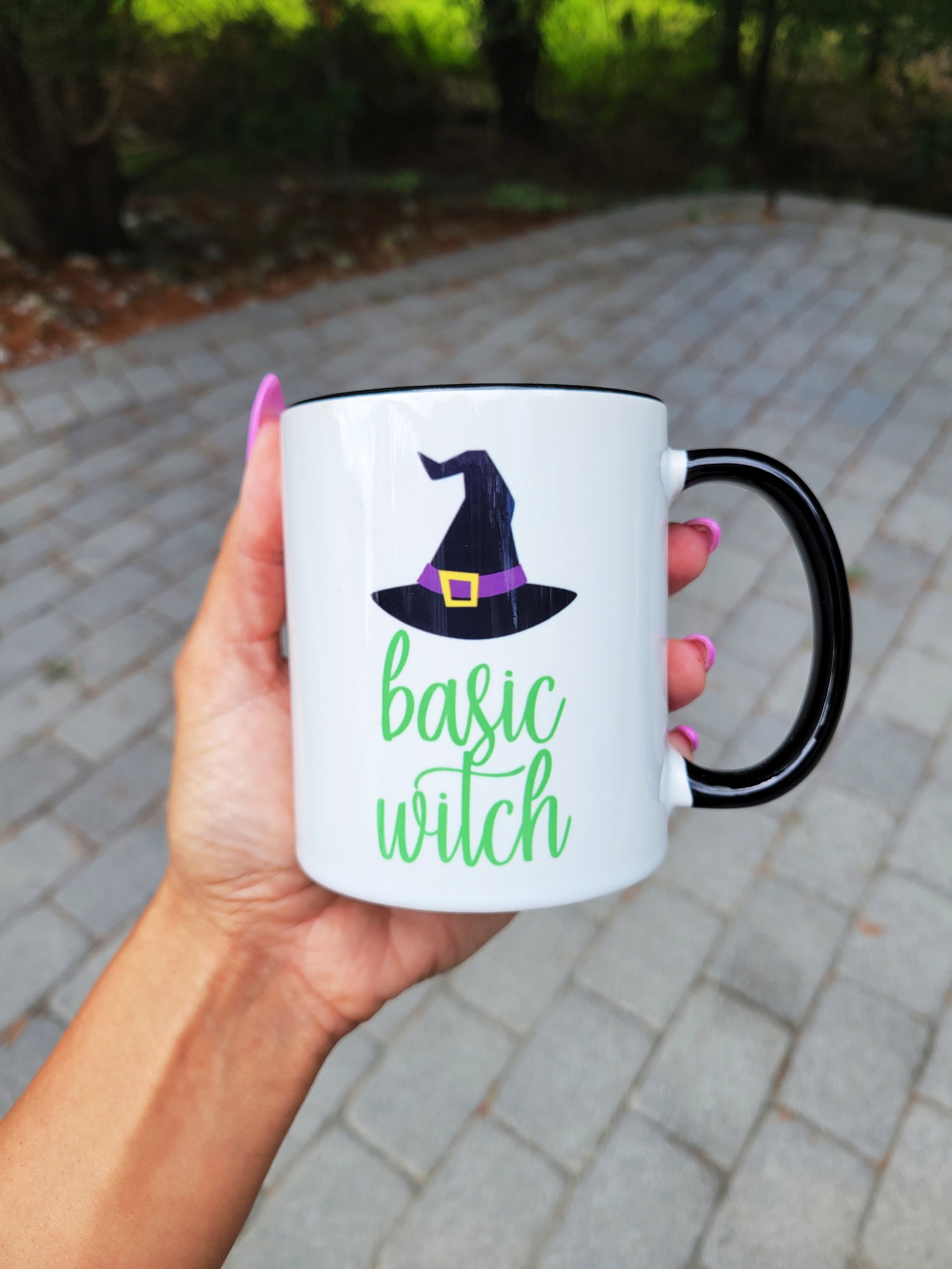 Basic Witch Coffee Mug Halloween Coffee Mug Witch Hat Coffee - Etsy