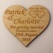 Engraved Wooden Heart Shaped Invitations. Different Sets. - Etsy