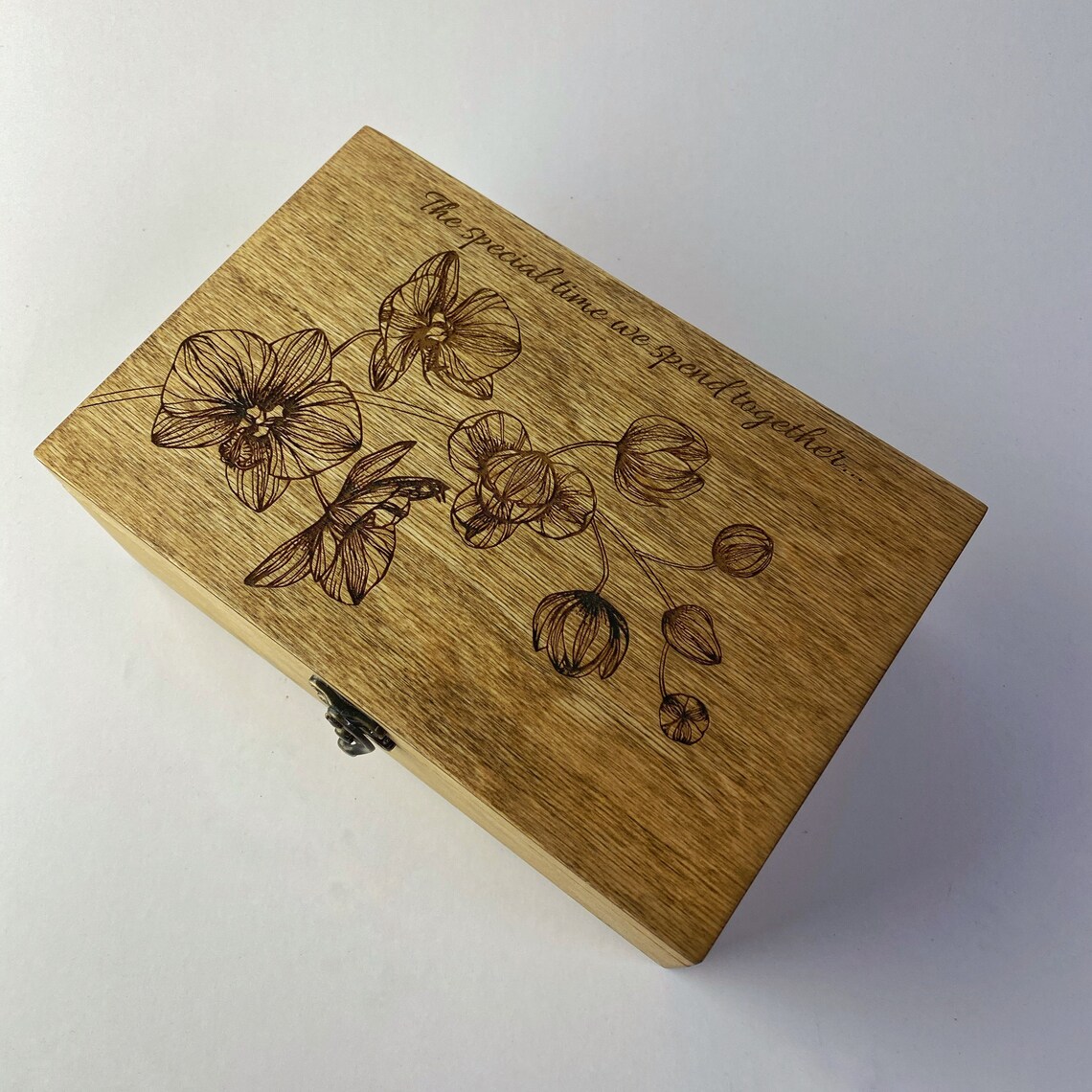 Personalised Laser Engraved Tea Box Custom Tea Storage - Etsy