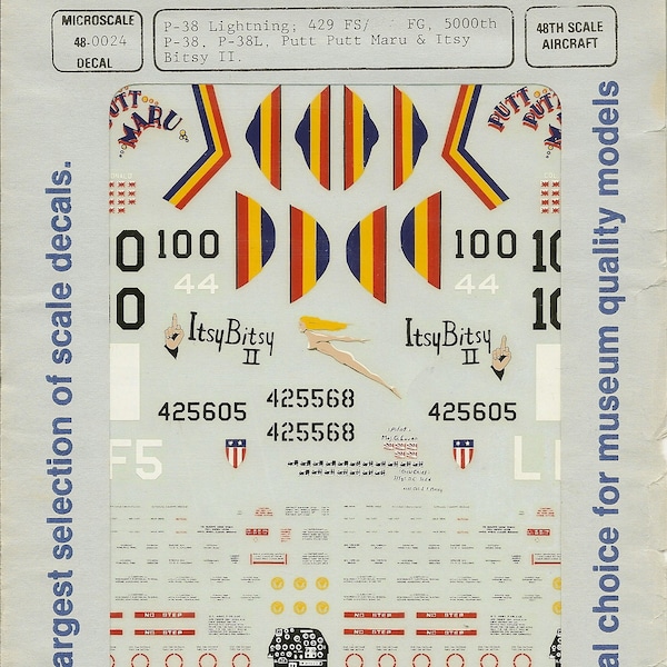 Scale Model Aircraft Decals - Etsy