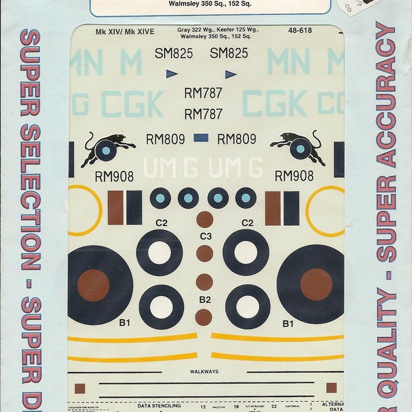 Scale Model Aircraft Decals - Etsy