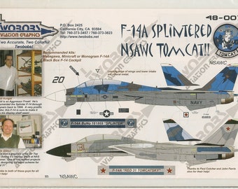 F 14 Tomcat Decals - Etsy