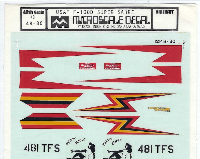 Microscale 48-182 1/48 Scale Convair F-106 Delta Dart Colorful Model ...