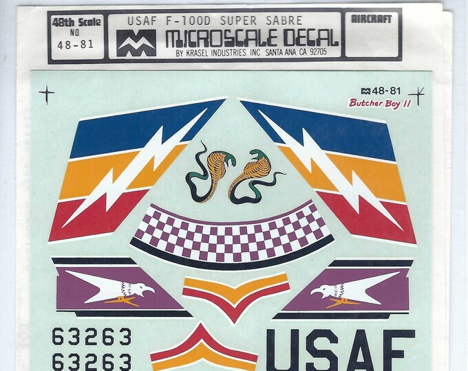 Microscale 48-182 1/48 Scale Convair F-106 Delta Dart Colorful Model ...