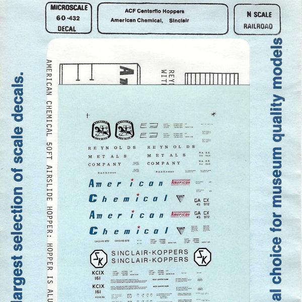Model Railroad Decals - Etsy