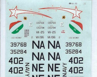 Microscale 48-182 1/48 Scale Convair F-106 Delta Dart Colorful Model ...