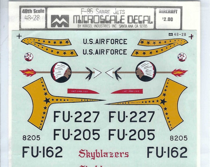 Microscale 48-182 1/48 Scale Convair F-106 Delta Dart Colorful Model ...