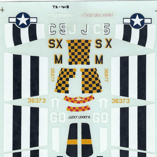 Microscale 48-51 1/48 Scale North American B-25 Mitchell Colorful Model ...