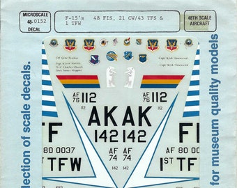 Microscale 48-182 1/48 Scale Convair F-106 Delta Dart Colorful Model ...