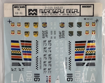 Microscale 48-182 1/48 Scale Convair F-106 Delta Dart Colorful Model ...