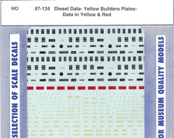 Model Train Decals | Etsy