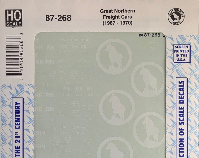 Microscale 87-268 HO Scale Great Northern Railroad 40' & 50' Box Cars ...