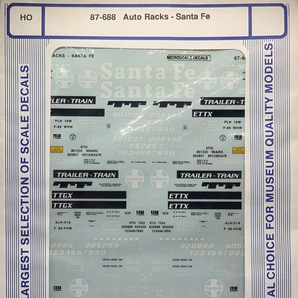 Ho Scale Decals - Etsy