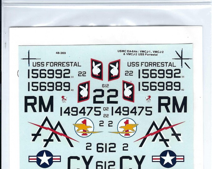Superscale 48-369 1/48 Scale Grumman EA-6A Intruder Model Airplane ...