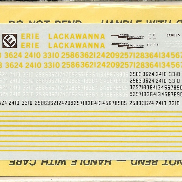 Ho Scale Decals - Etsy