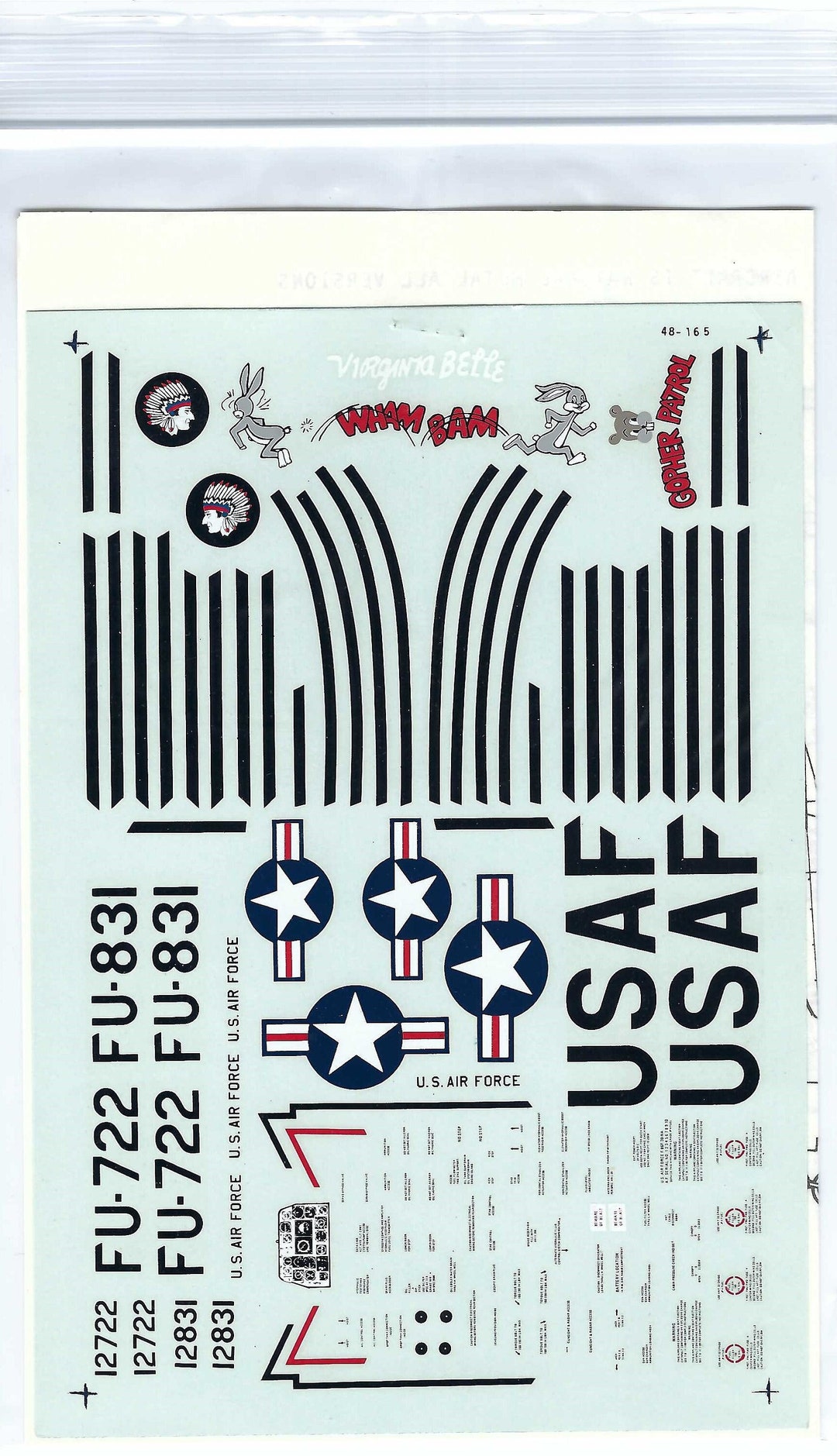 Microscale 48-165 1/48 Scale North American F-86 Sabre Model Airplane ...