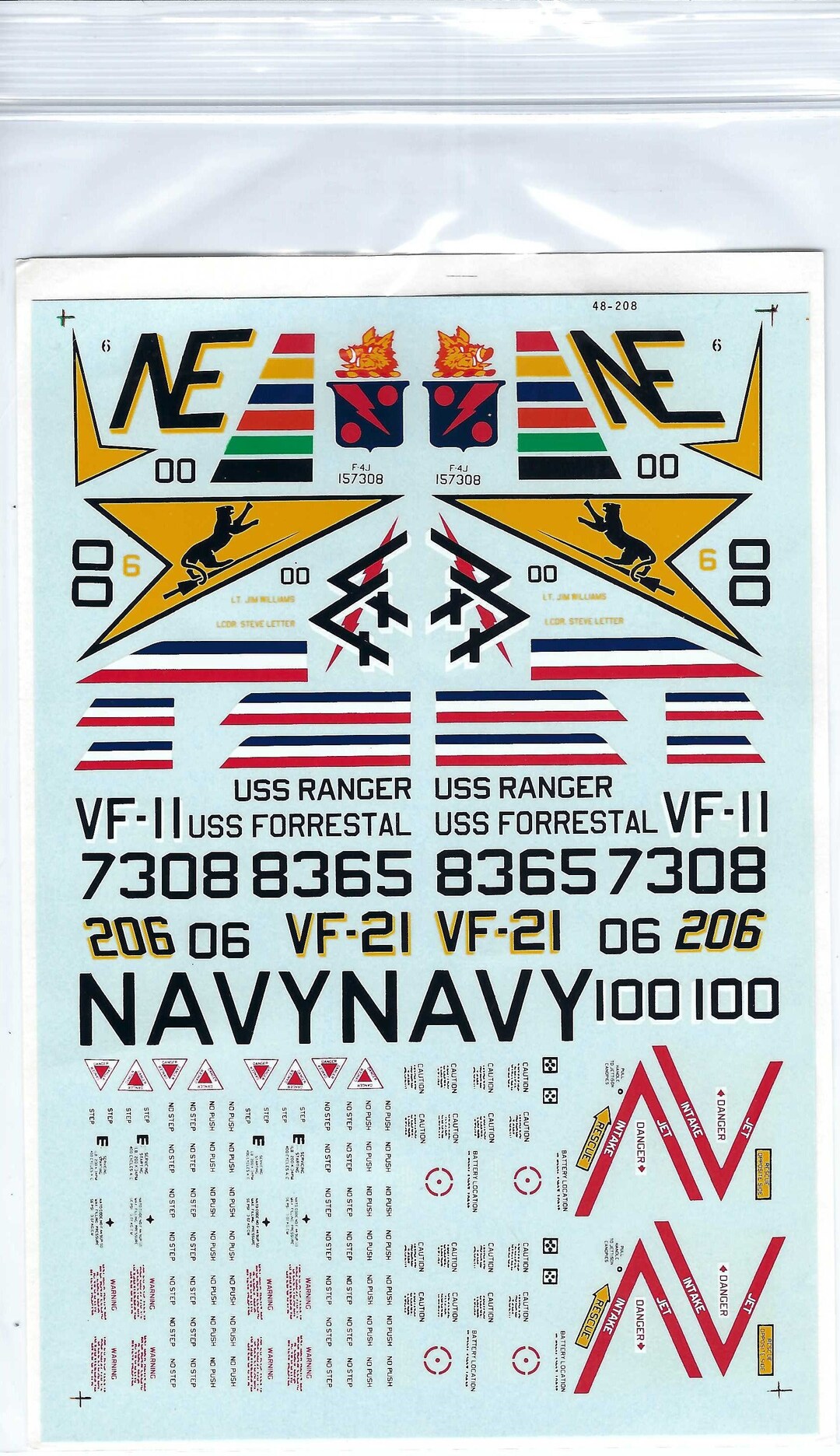 Microscale 48-208 1/48 Scale Mcdonnell Douglas F-4 Phantom Model ...