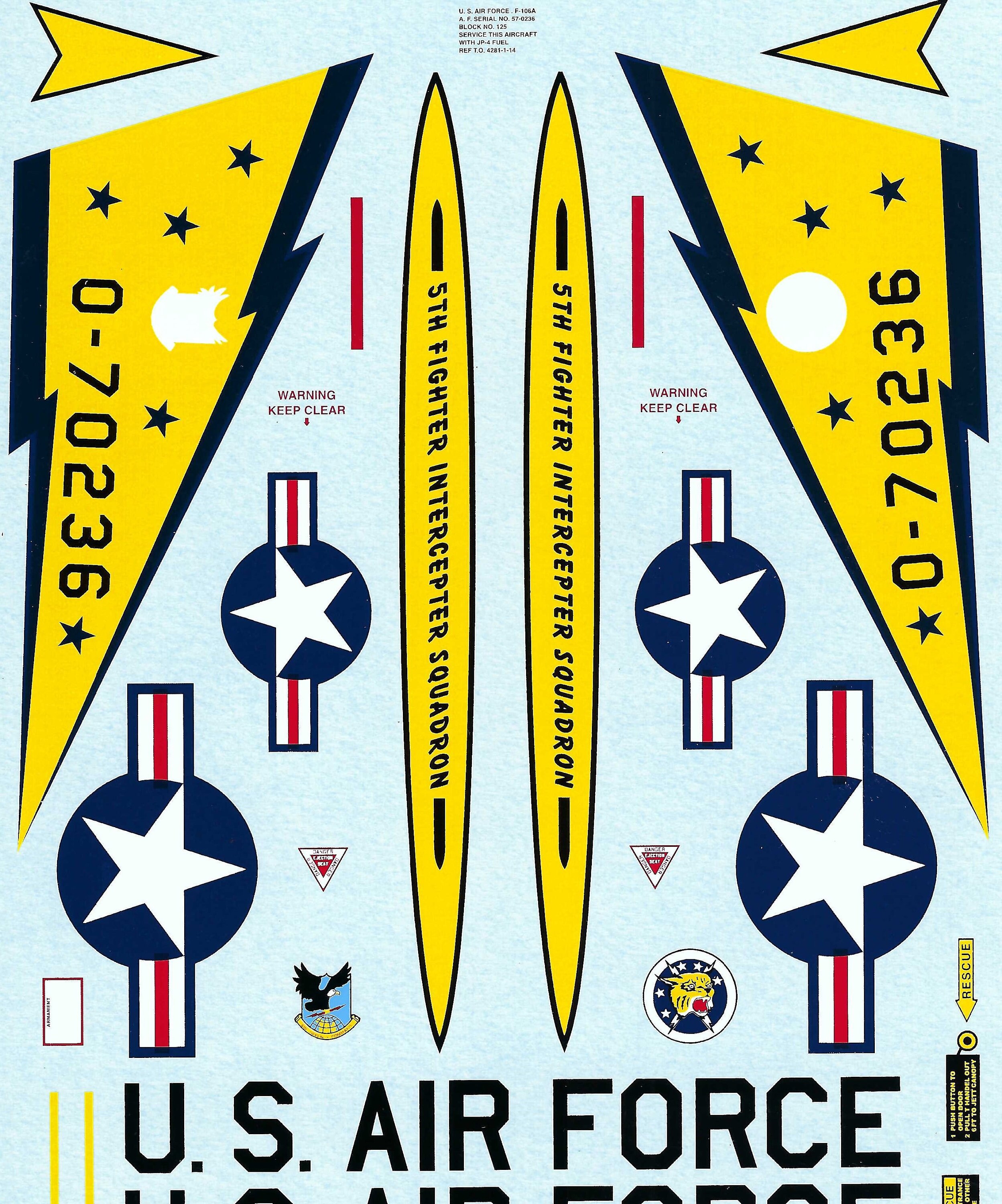 Craft Supplies & Tools Superscale 48-1007 1/48 Scale Convair F-106 ...