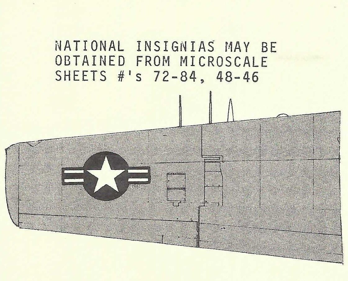 Microscale 48-92 1/48 Scale Douglas A-1 Skyraider Model Airplane Decals ...