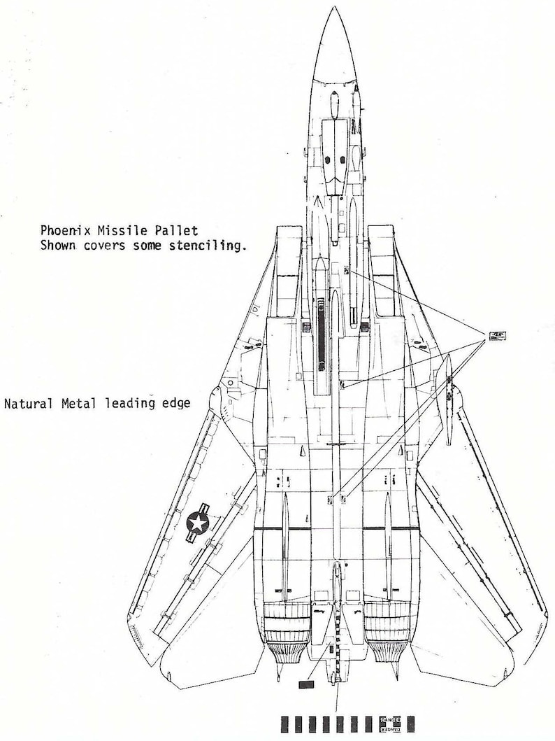 Microscale 72-248 1/72 Scale Grumman F-14 Tomcat Stencils and Data ...
