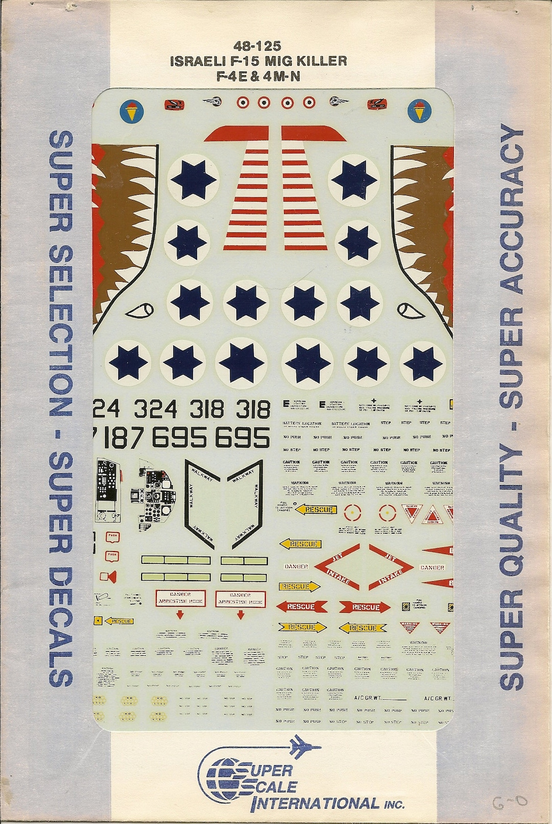 Superscale 48-125 1/48 Scale Israeli Mig Killers F-4 Phantom, A-4 ...