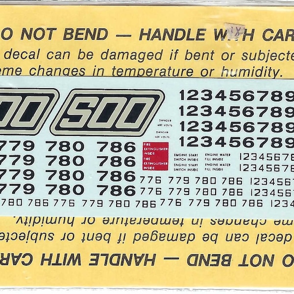 Ho Scale Decals - Etsy