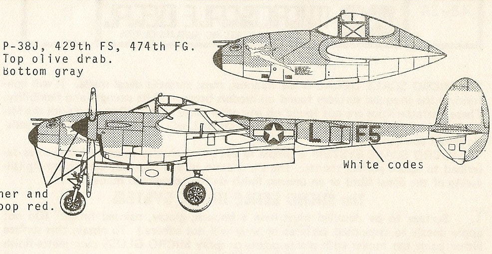 Microscale 48-24 1/48 Scale Lockheed P-38 Lightning Model Airplane ...
