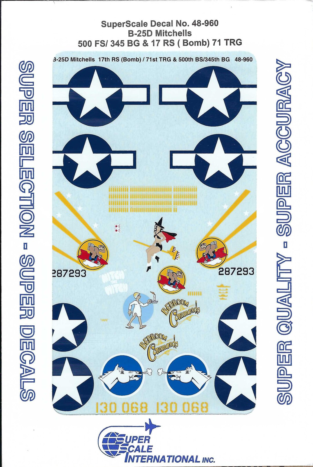Superscale 48-960 1/48 Scale North American B-25D Mitchell Model ...