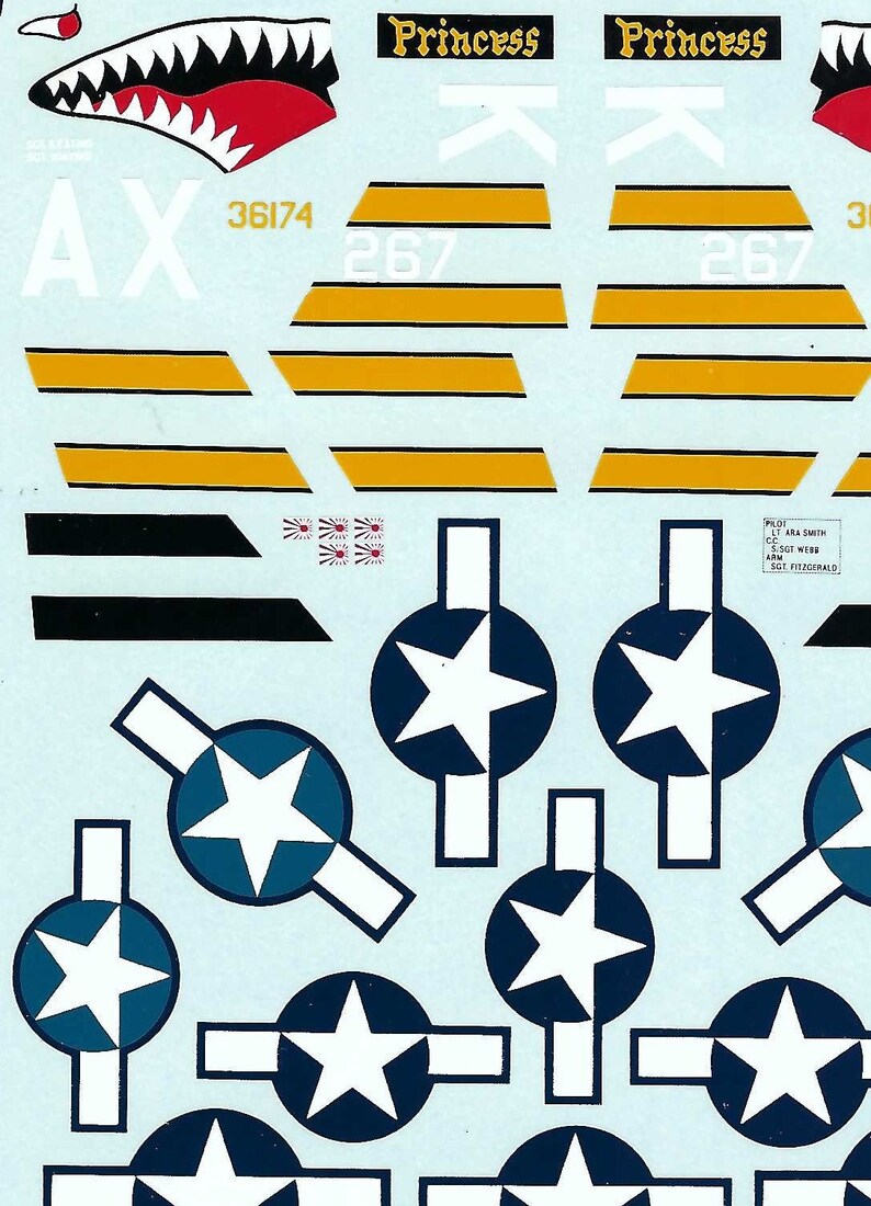 Microscale 48-138 1/48 Scale North American P-51 Mustang Model Airplane ...