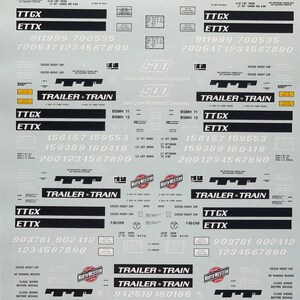 Microscale 87-692 HO Scale TTX Trailer Train Auto Racks for Milwaukee ...