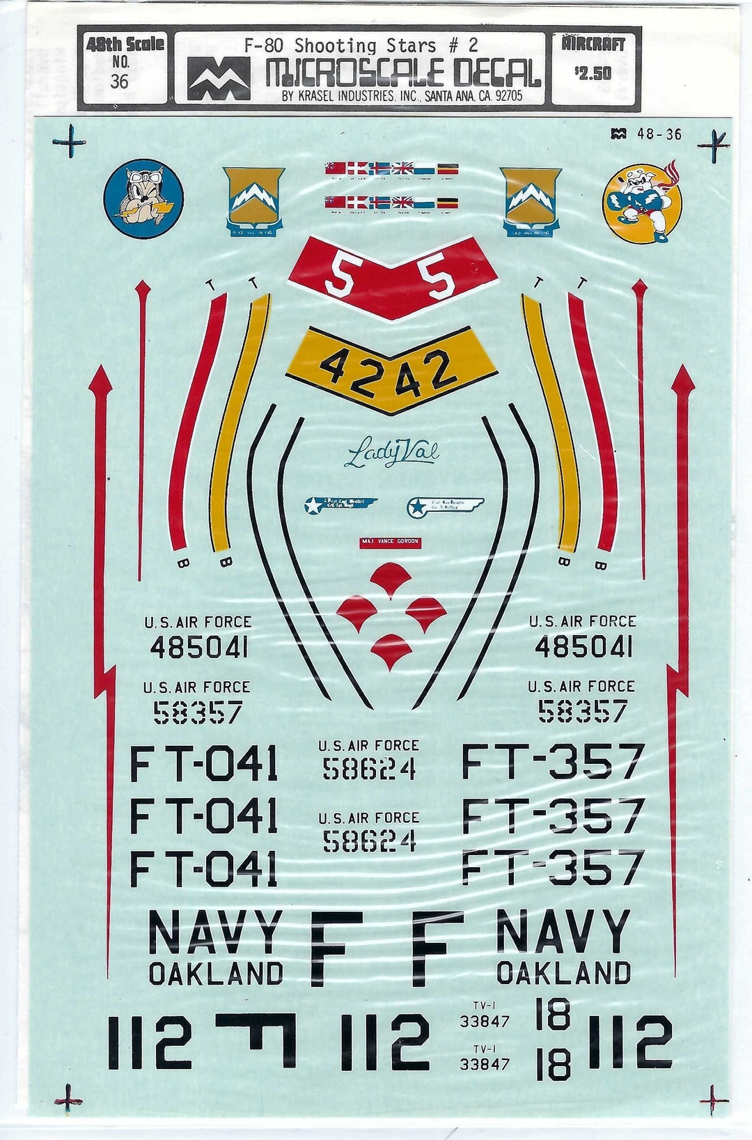 Microscale 48-36 1/48 Scale Lockheed F-80 Shooting Star Model Airplane ...