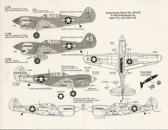 P 40 Decals