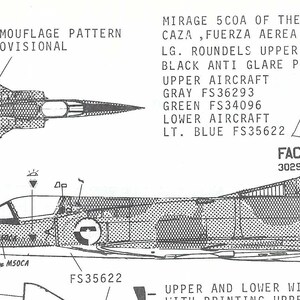 Microscale 72-353 1/72 Scale International Dassault Mirage Model ...