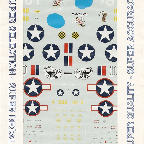 P 40 Warhawk Decals - Etsy