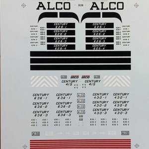 Microscale 60-681 N Scale ALCO Demonstrator Century Series Locomotives ...