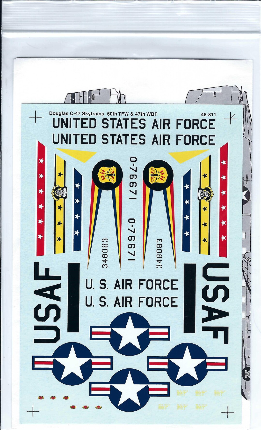 Superscale 48-811 1/48 Scale Douglas C-47A Skytrain Model Airplane ...