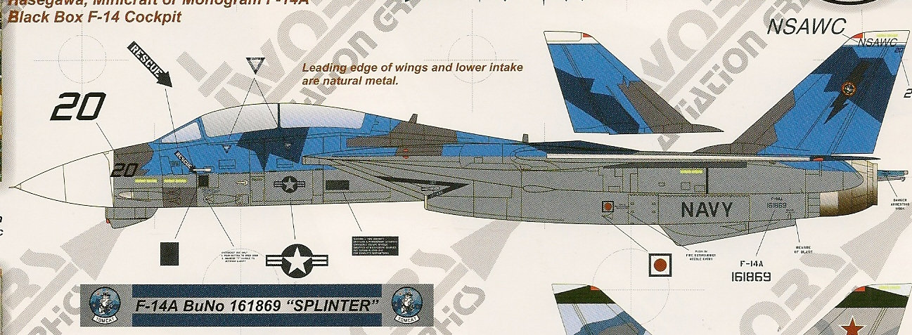 Twobobs Aviation Graphics 48-007 1/48 Scale Grumman F-14 Tomcat ...