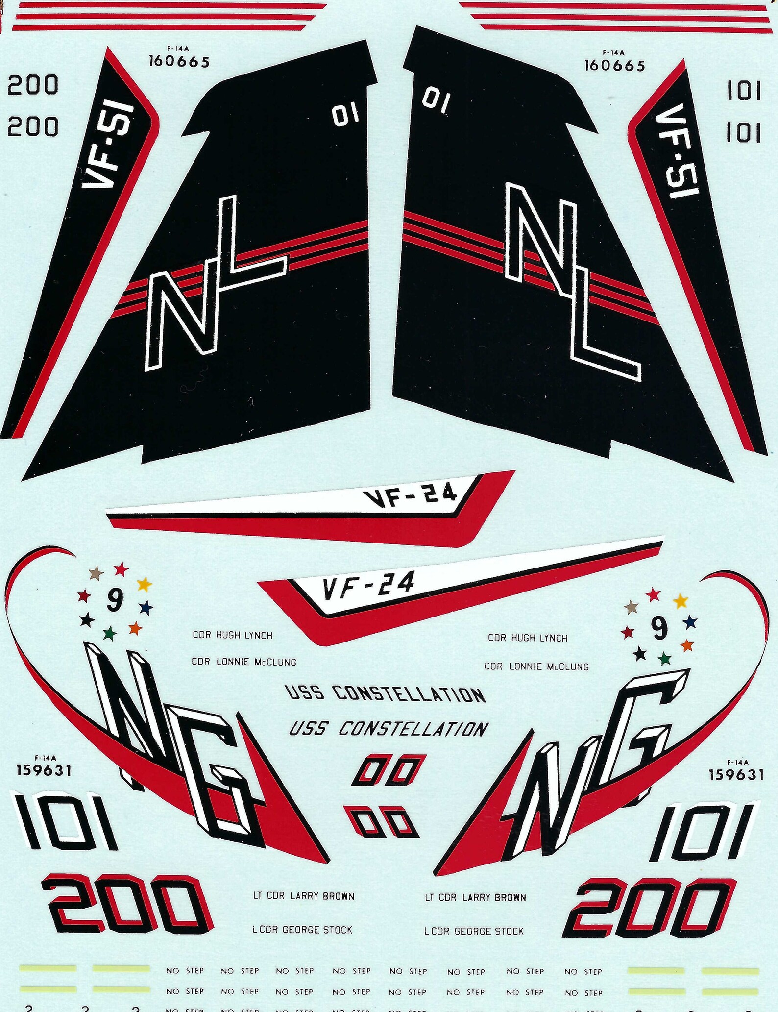 Microscale 48-106 1/48 Scale Grumman F-14 Tomcat Colorful Model ...