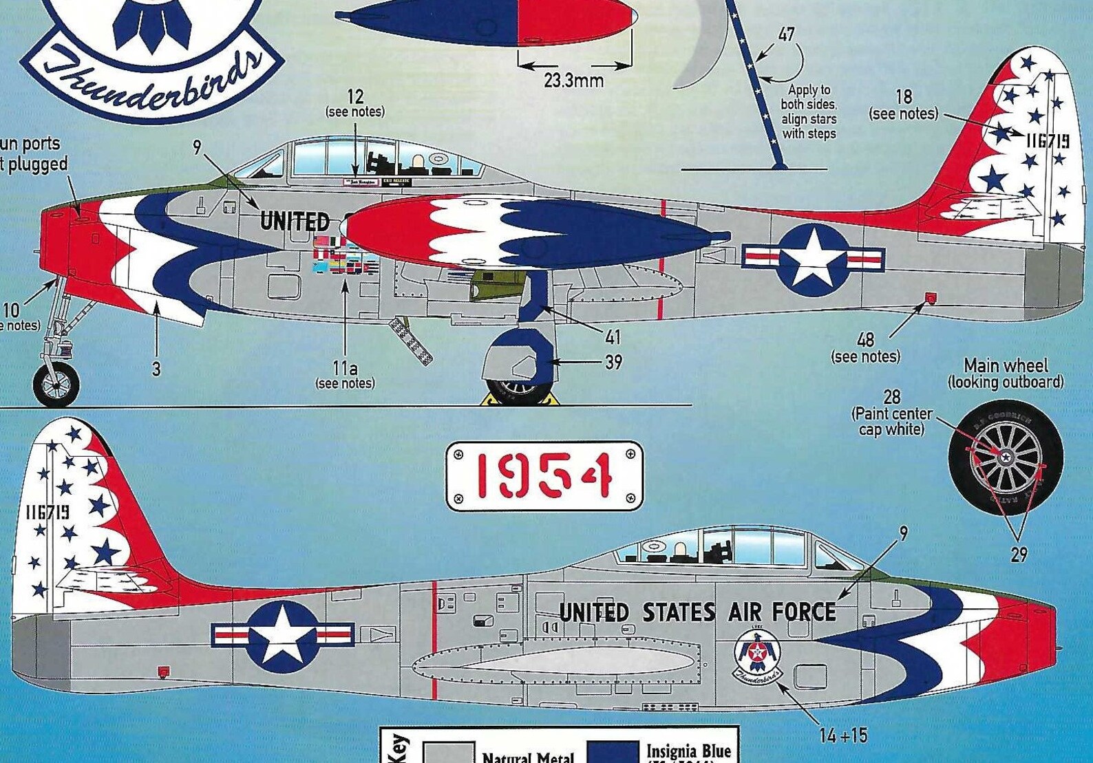 Airway Graphics International AGM7-001 1/72 Scale Republic F-84 ...
