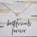 Best Friend Necklace, Heart Necklace, Friendship Necklace, Best Friend ...