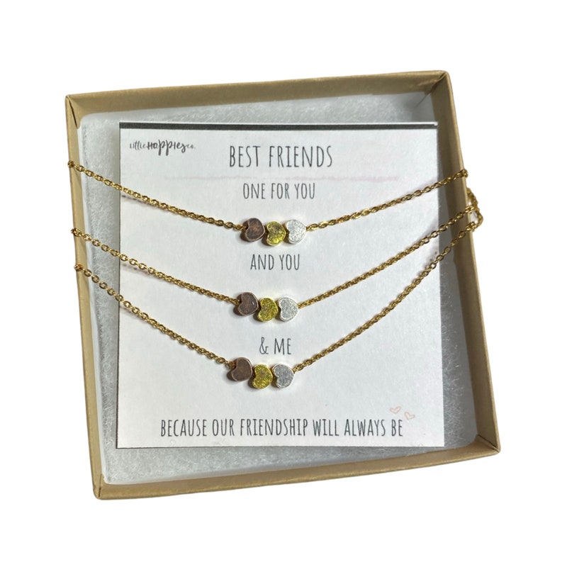 3 Best Friend Necklace - Etsy
