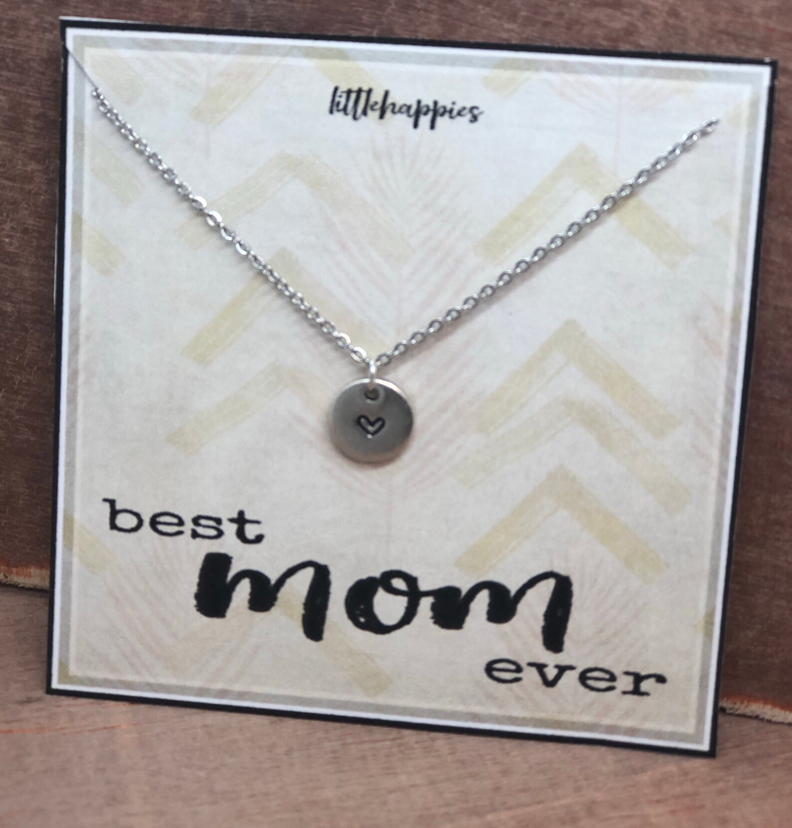 Best Mom Ever Necklace Mom Birthday New Mom Gift - Etsy