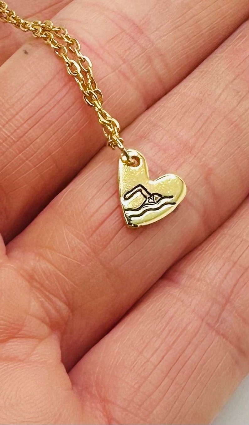 Swim Gifts, Gift for Swimmer, Swim Necklace, Gift for Swim Team, Swim ...