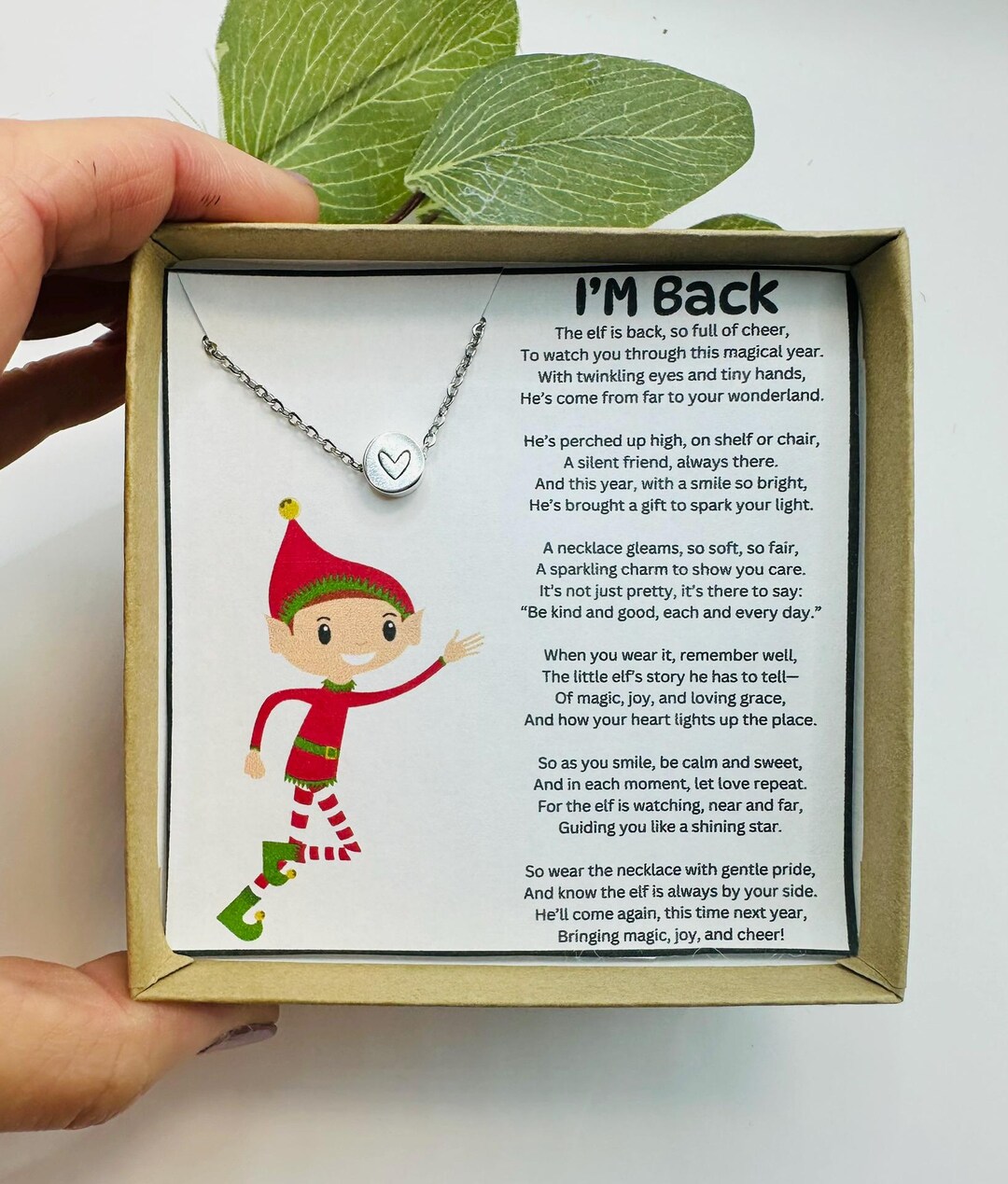 Personalized Christmas Gift From Elf to Child With Note From Elf ...