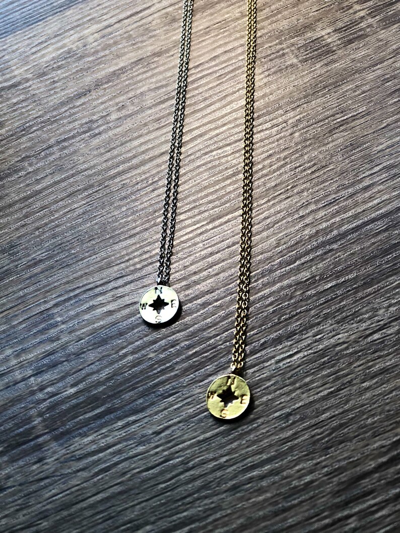 2022 Graduation Gift Compass Necklace Encouragement Gift - Etsy
