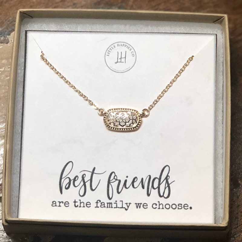 Unique Best Friends Necklace - Etsy