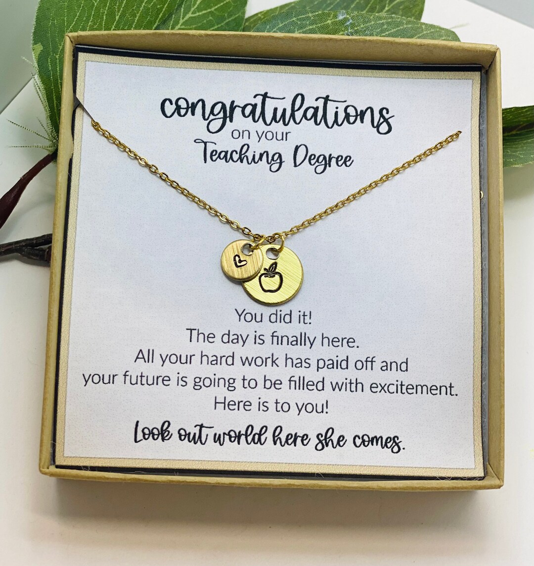 Teacher Graduation Gifts for Female, 2025 Graduation Gift for New ...