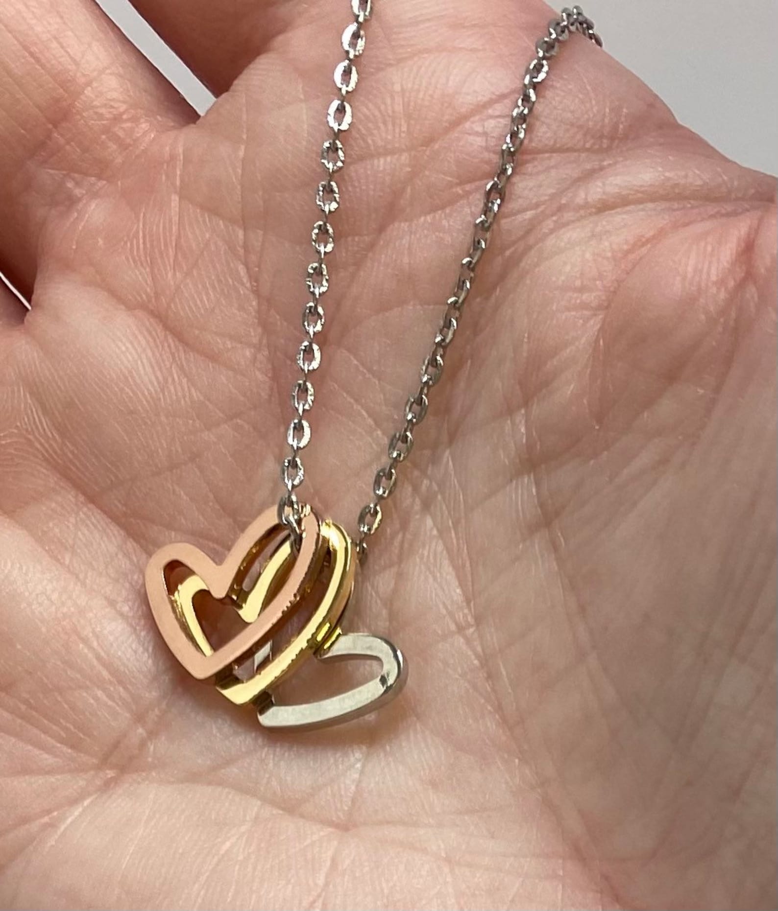 Friendship Heart Necklace Besties Necklace Birthday Gifts | Etsy